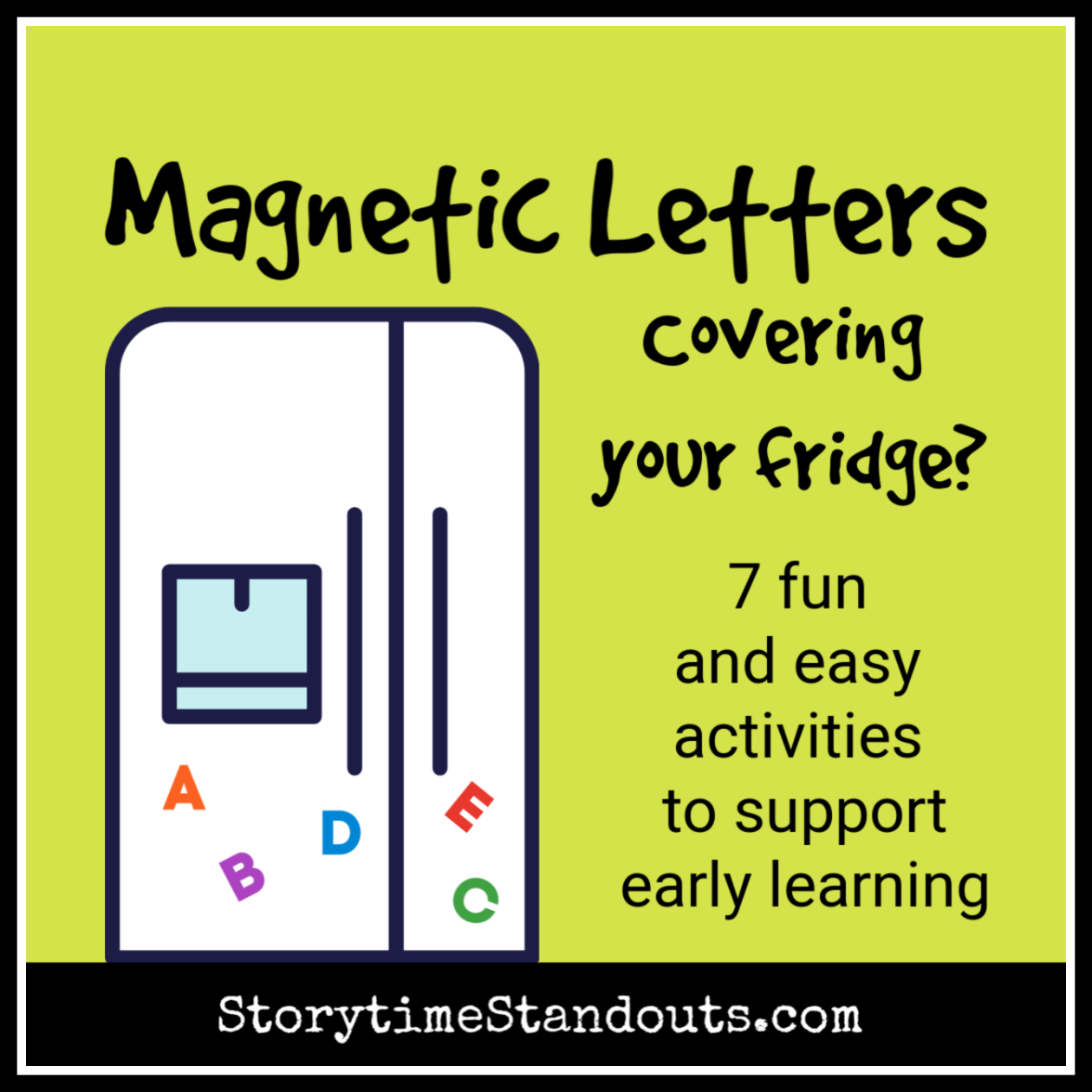 Magnetic Letters Covering Your Fridge? Learning Games to Try